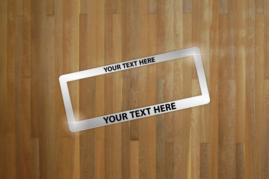 Create your own custom chrome motorcycle number plate surrounds – Doozi