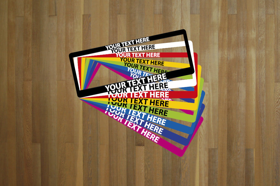 Create your own custom number plate surrounds – Doozi