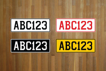 Decorative Number Plates – Doozi