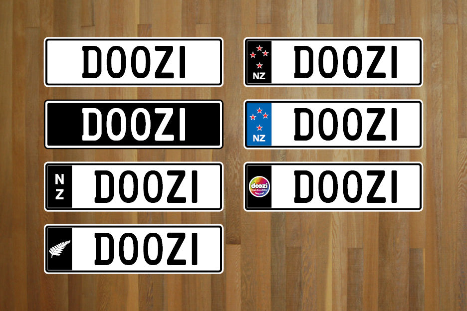 Decorative Number Plates – Doozi